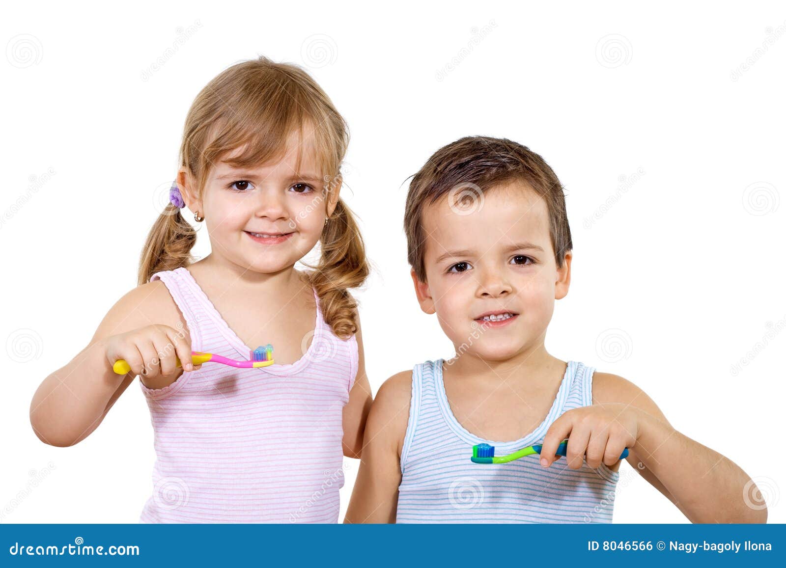 Kids with toothbrush stock photo. Image of mouth, fresh - 8046566