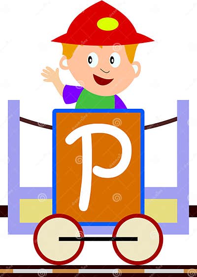 Kids & Train Series - P Stock Illustration - Illustration of education ...