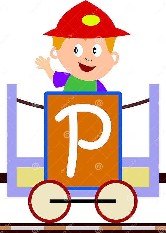 Kids & Train Series - P Stock Illustration - Illustration of education ...