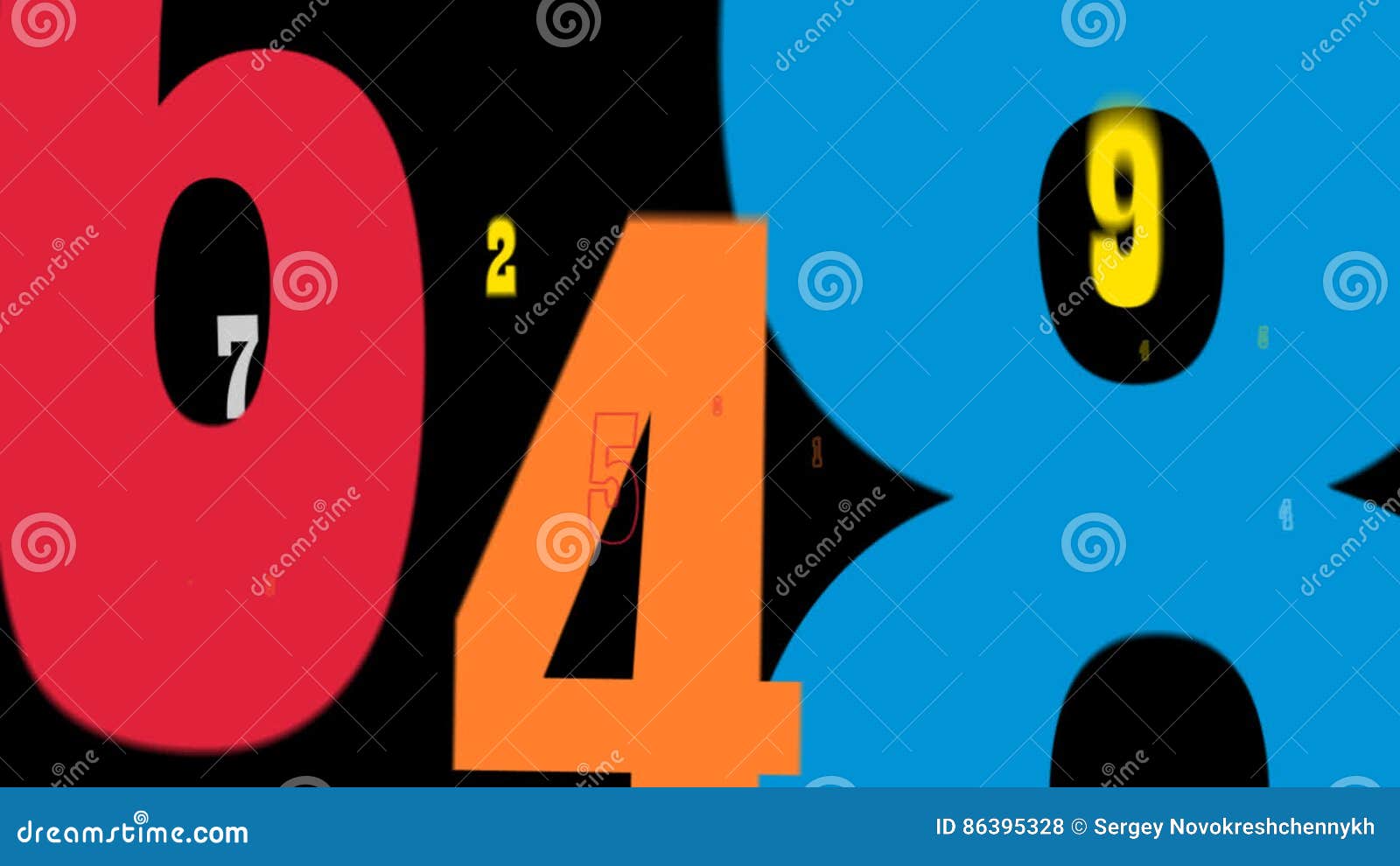 Kids Transition Numbers stock footage. Video of international - 86395328