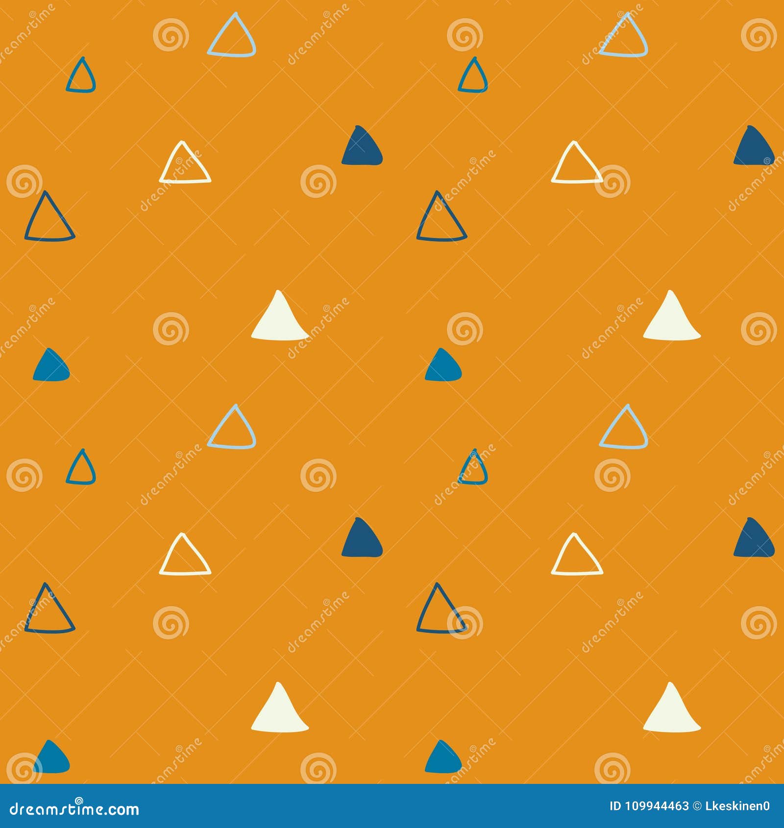 Kids Triangular Seamless Pattern Stock Vector - Illustration of shape ...