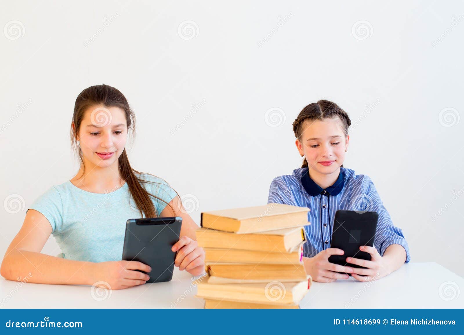 Kids Using Different Gadgets Stock Image - Image of people, happy ...