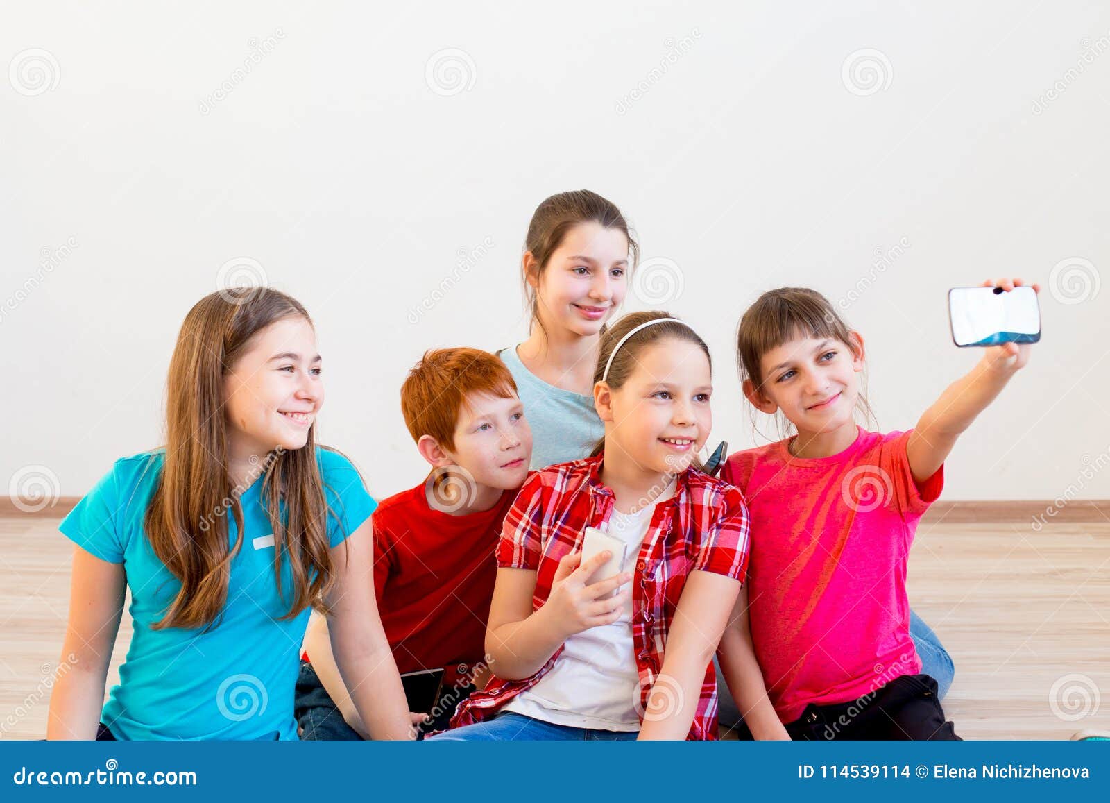 Kids Using Different Gadgets Stock Photo - Image of elementary, cute ...