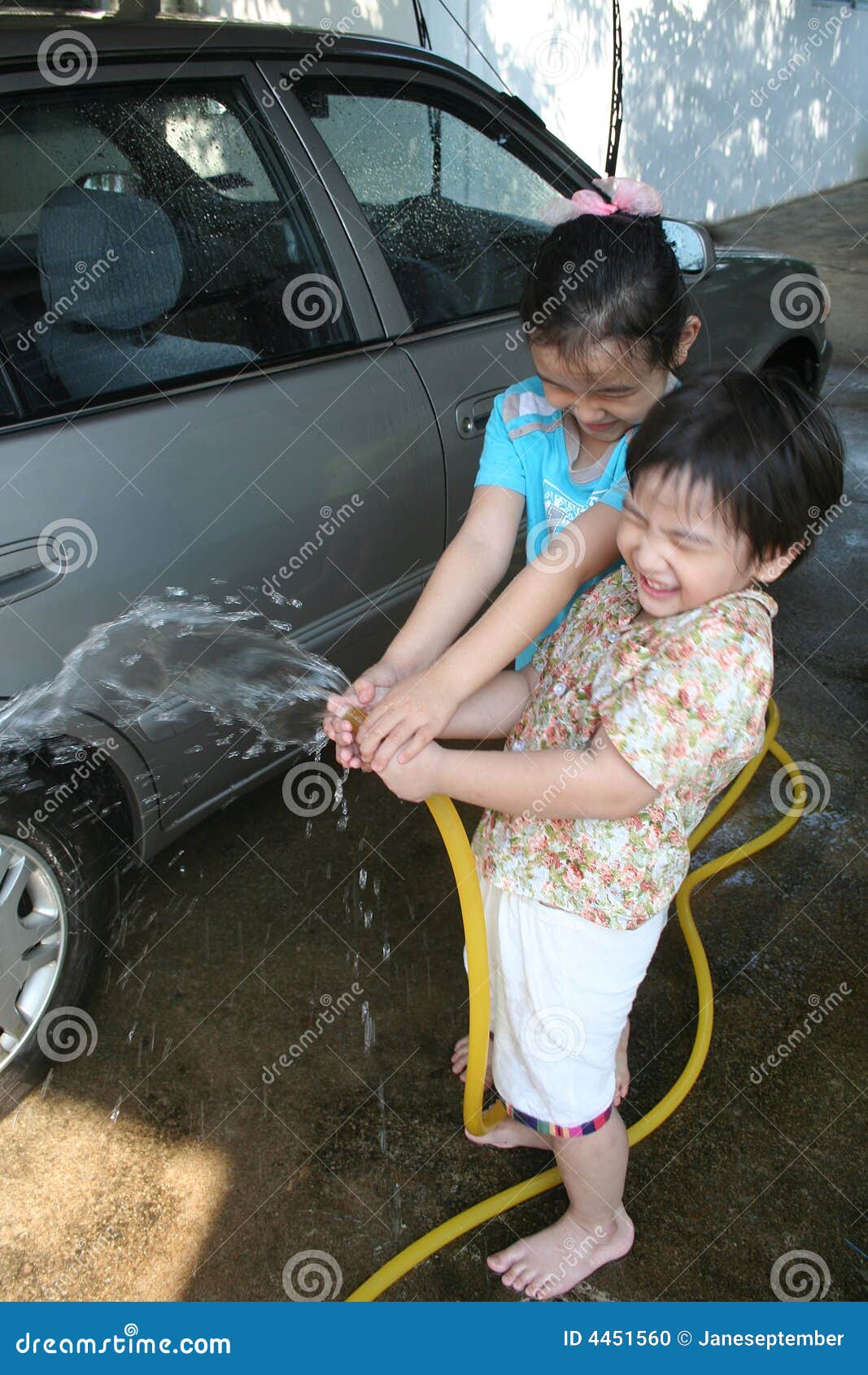 Kids Washing In The Beach Showers Royalty-Free Stock Image ...