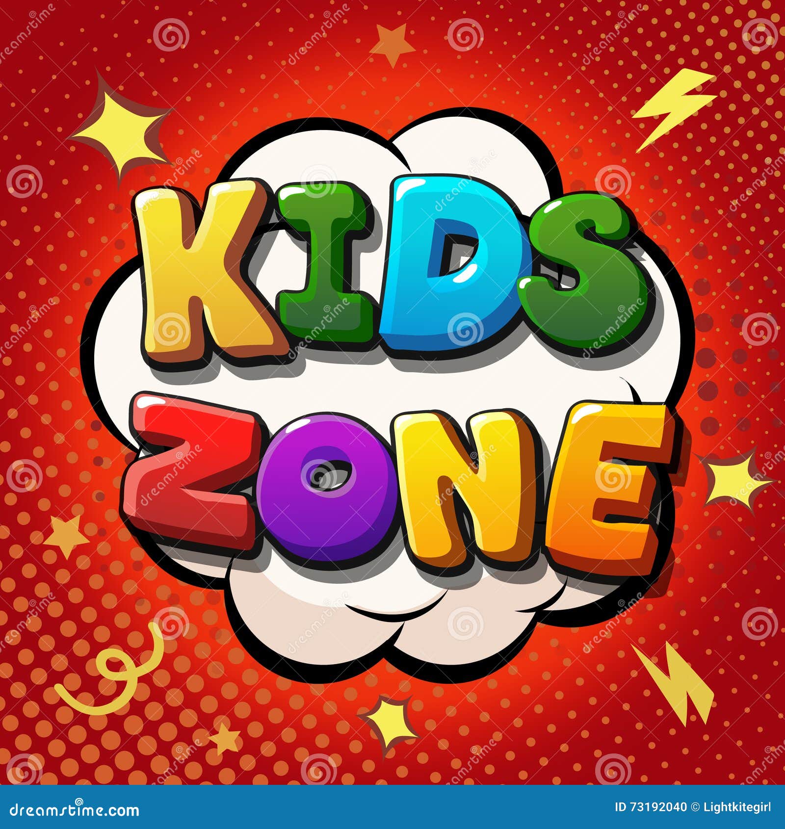 Kids Zone Game Banner Design Background Zona Infantil. Playground ...