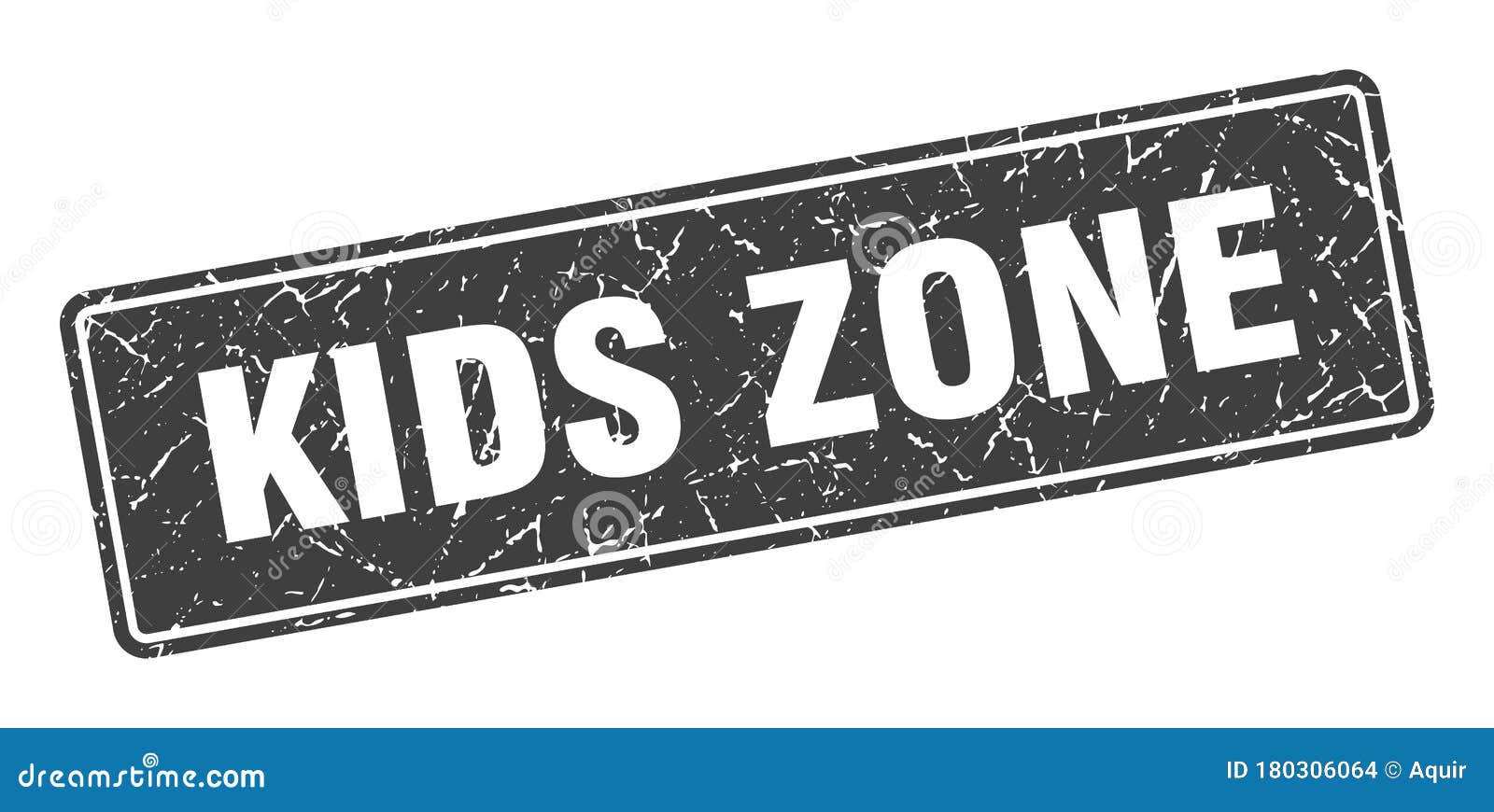 Kids Zone Sign. Kids Zone Grunge Stamp Stock Vector - Illustration of ...