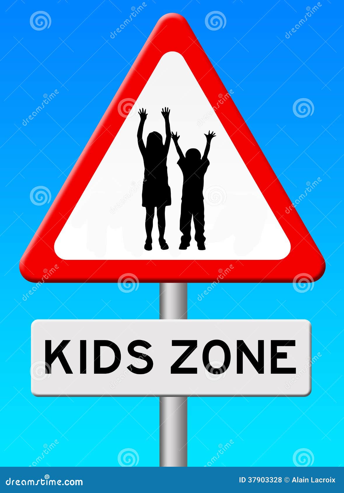 Kids zone stock illustration. Illustration of boys, teach - 37903328