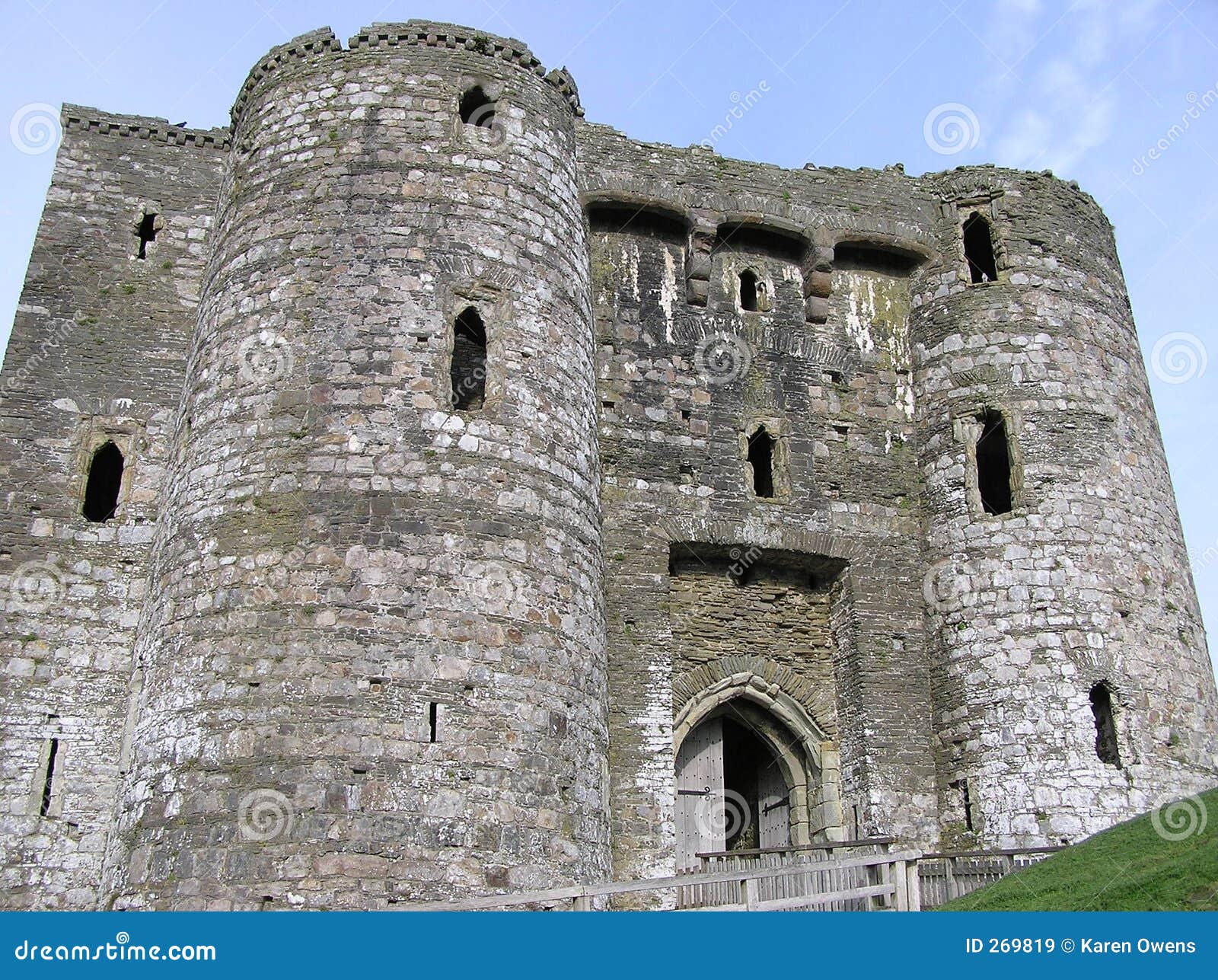 Kidwelly Castle 4 stock image. Image of buildings, historical - 269819