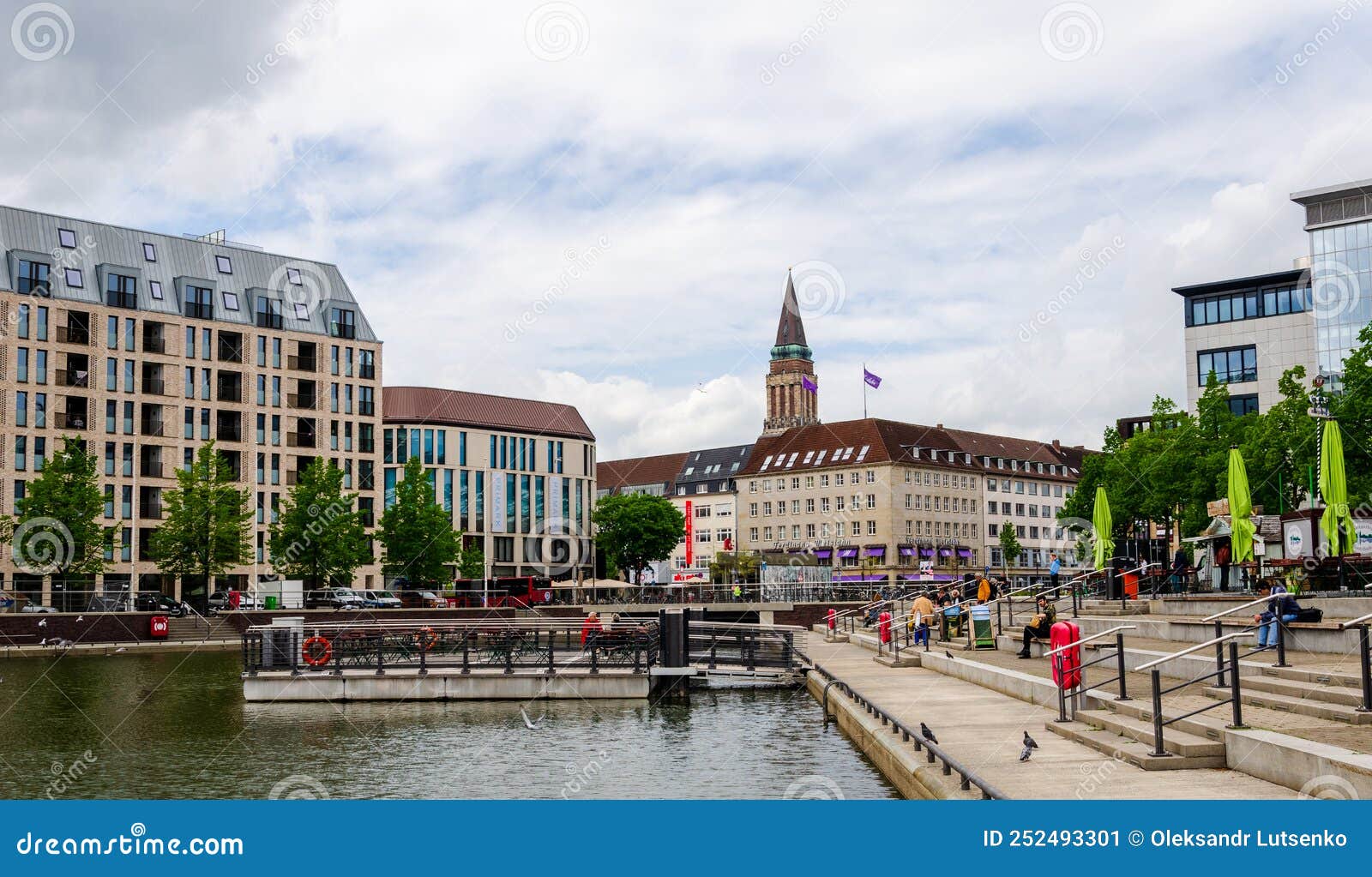 Kiel, Germany - May 11, 2022: View of the City Center of Kiel Editorial ...