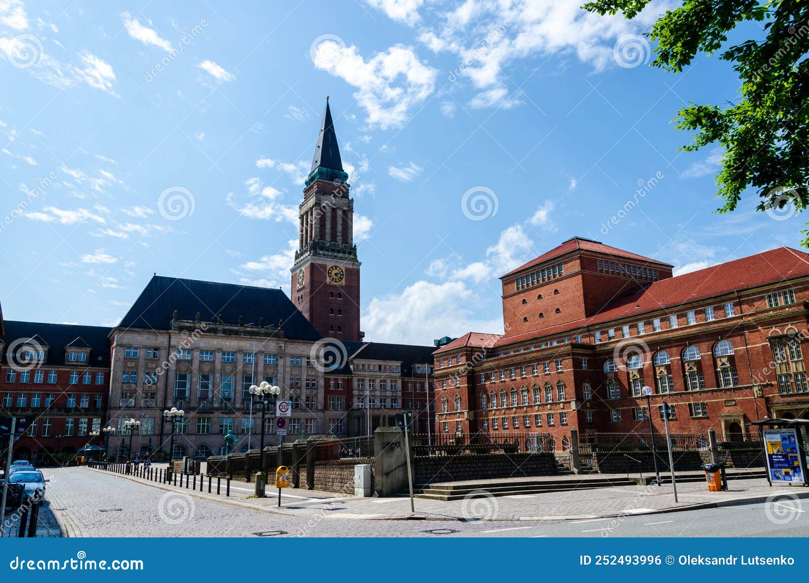 Kiel, Germany - May 11, 2022: View of the Kiel Opera House and the ...