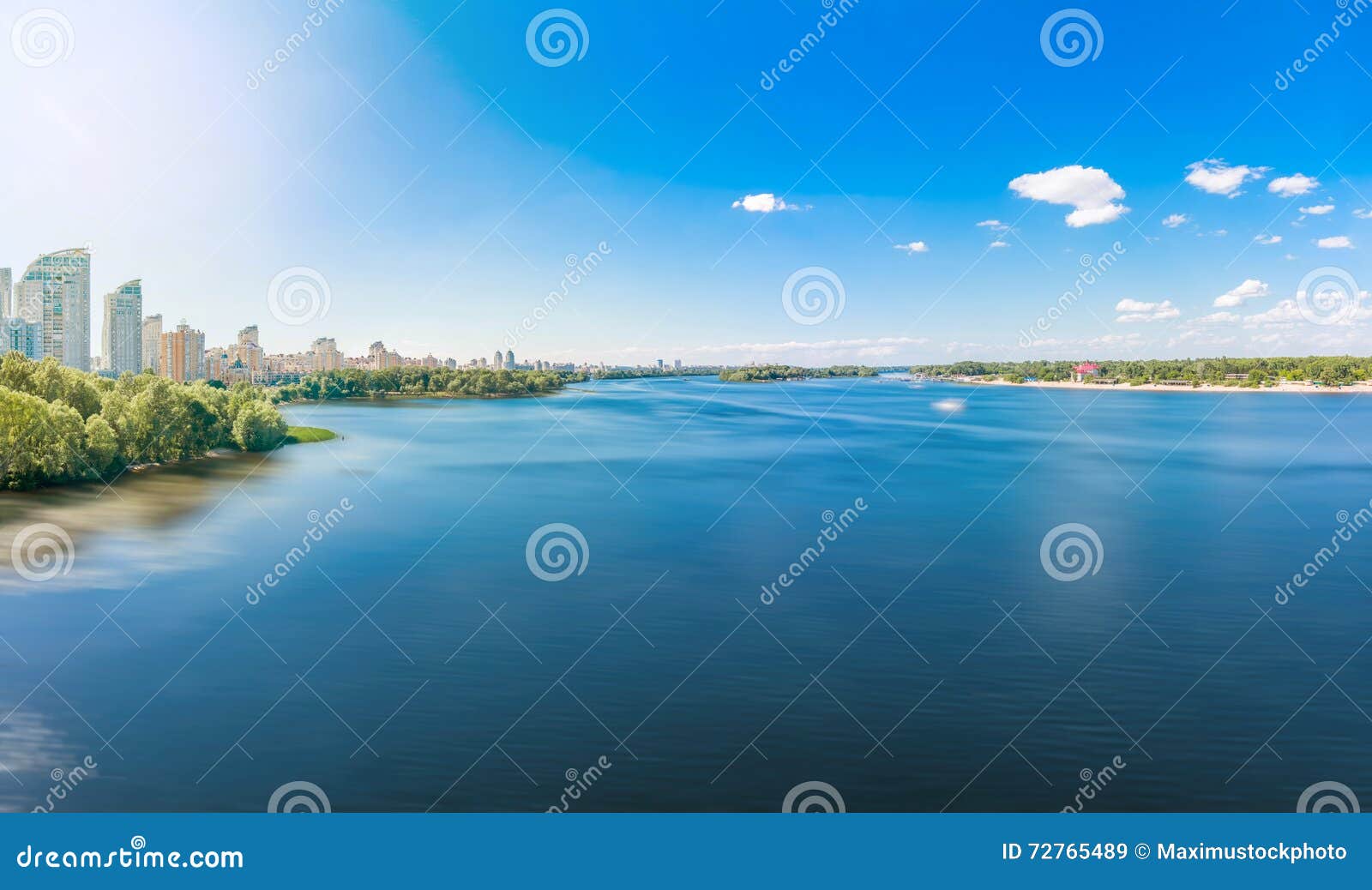 Kiev beautiful summer view stock image. Image of evening - 72765489