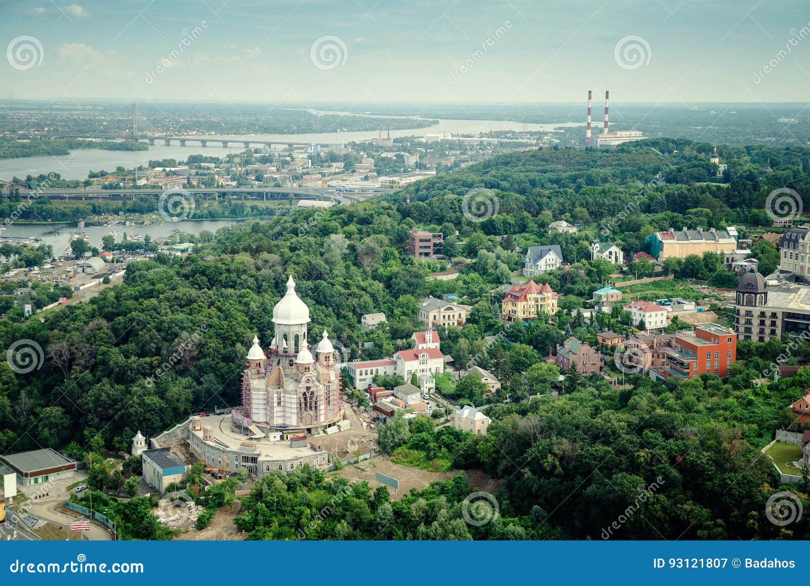 Kiev the Capital of Ukraine Stock Image - Image of scene, panoramic ...