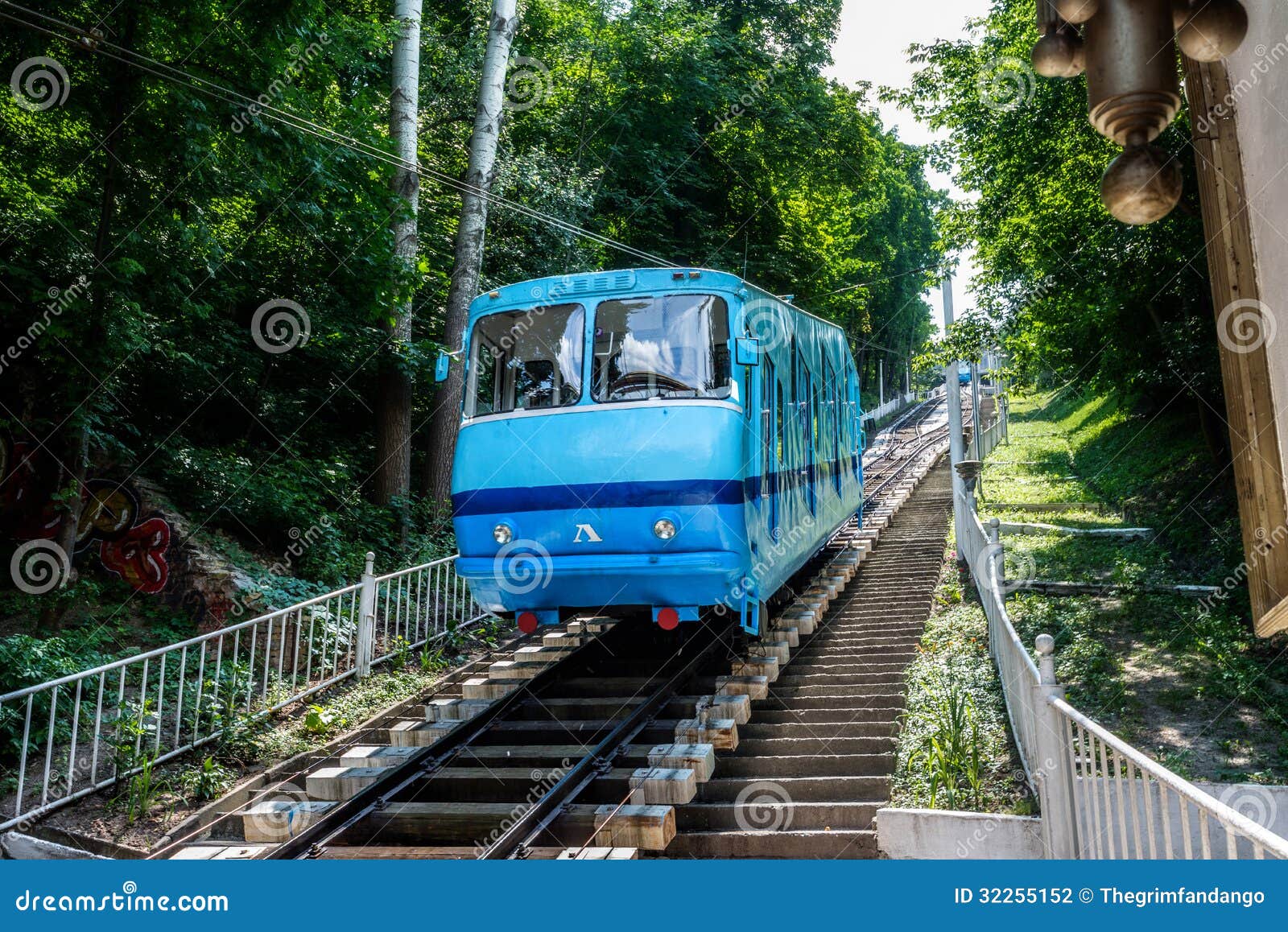 Kiev Funicular, Ukraine stock photo. Image of train, funicular - 32255152
