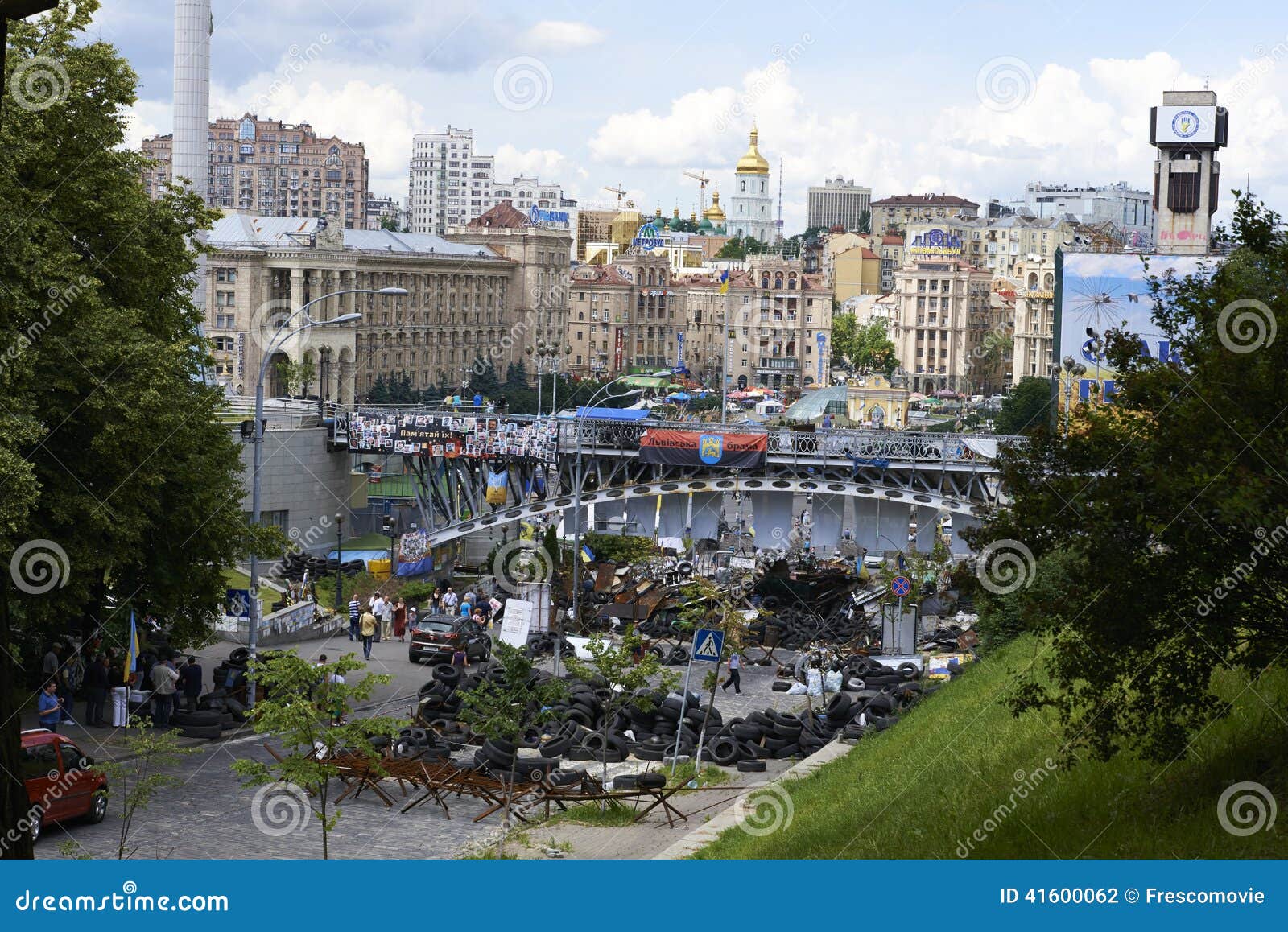 Kiev Maidan after the Revolution Editorial Photography - Image of ...