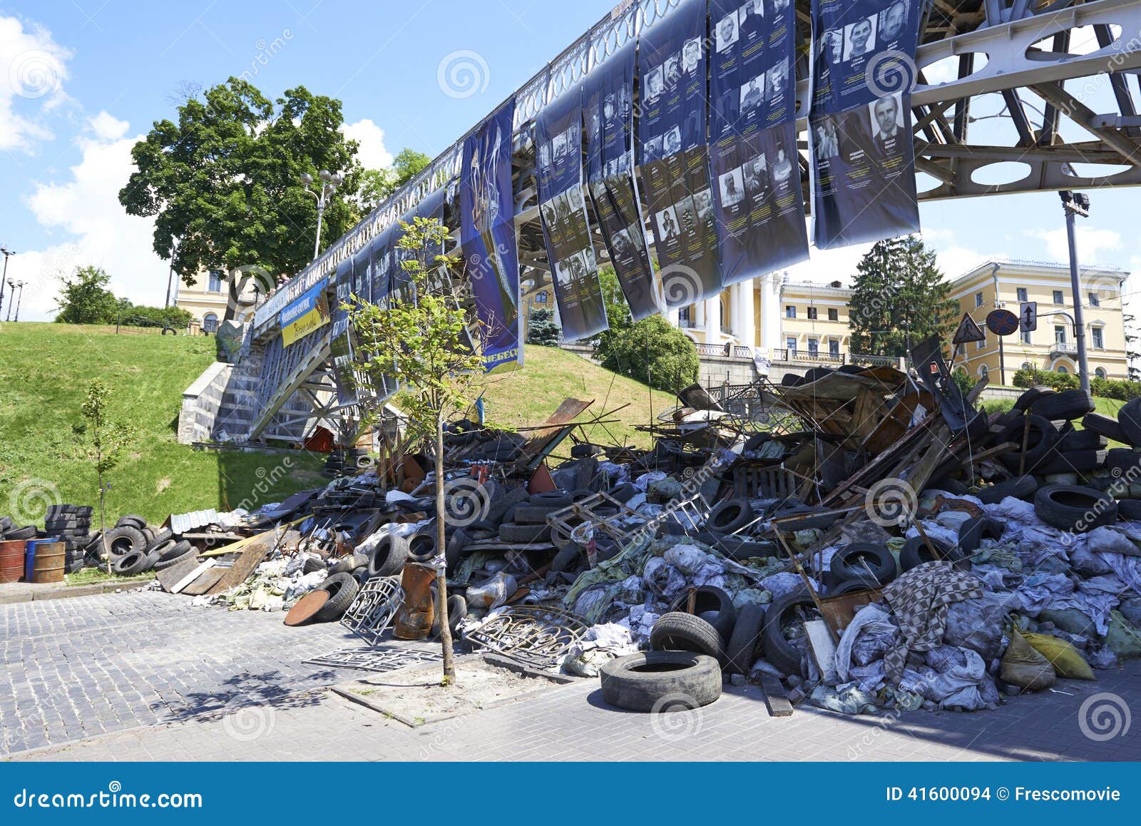 Kiev Maidan after the Revolution Editorial Stock Image - Image of ...