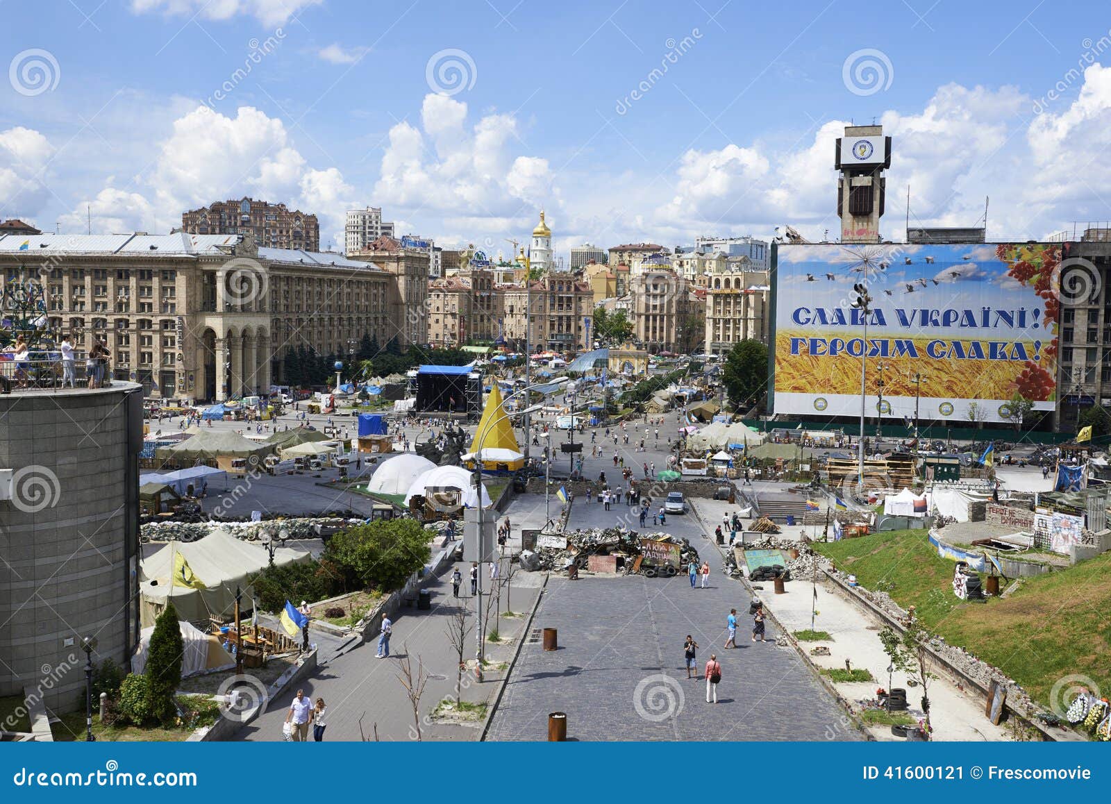 Kiev Maidan after the Revolution Editorial Photo - Image of protesters ...