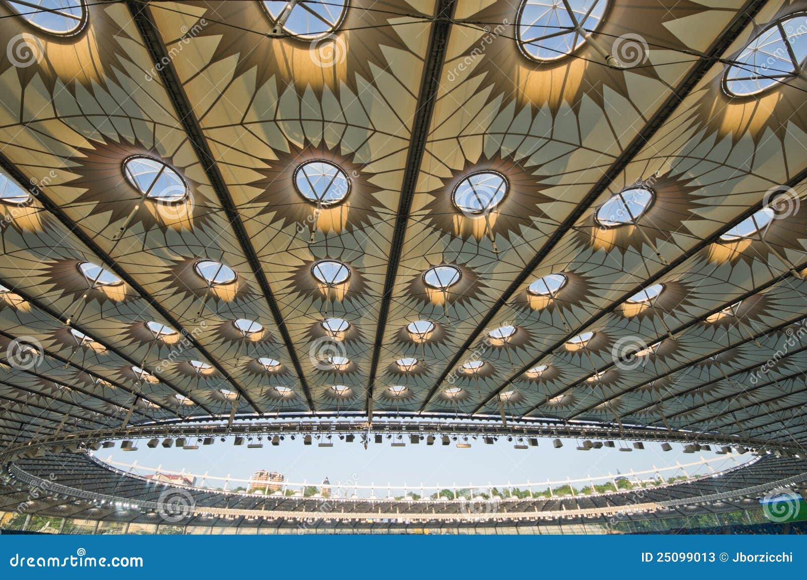 Kiev National Stadium, Ukraine Editorial Stock Photo - Image of finance ...