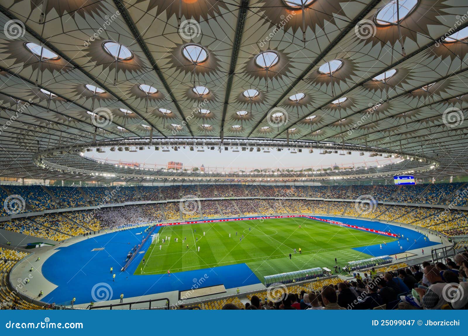 Kiev National Stadium, Ukraine Editorial Photography - Image of ...