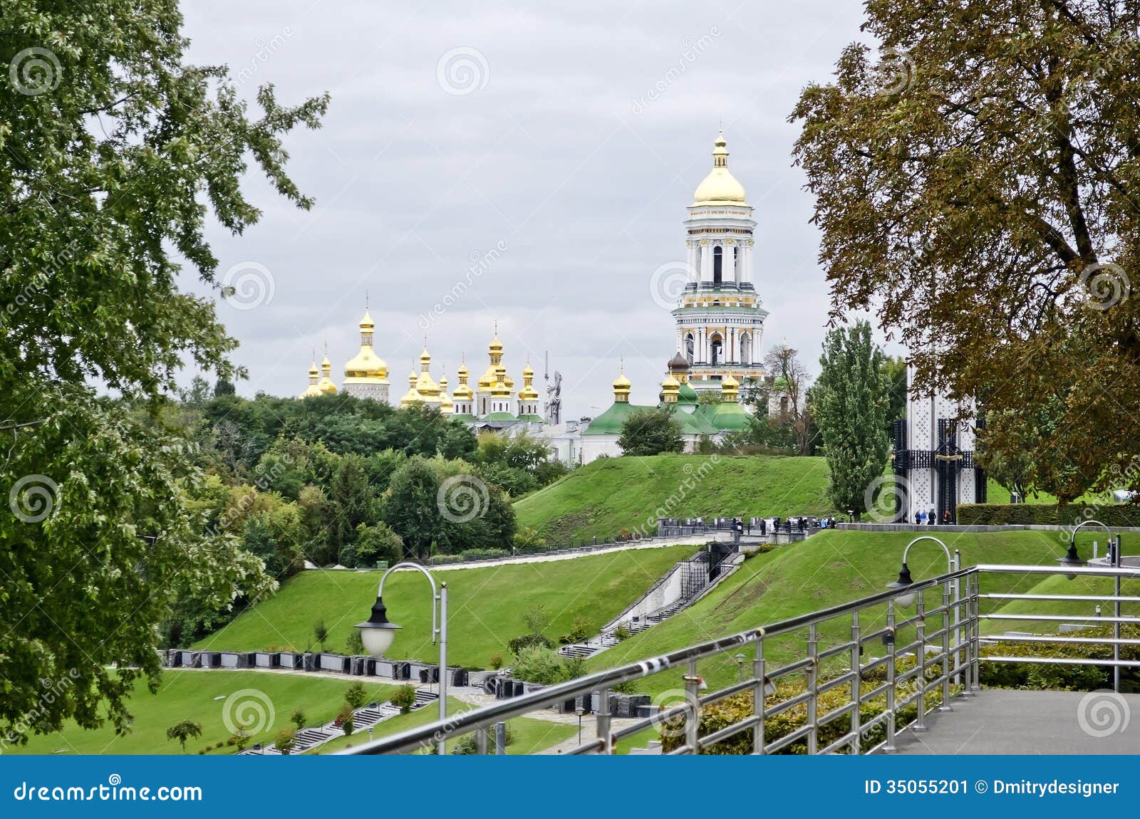 Kiev Pechersk Lavra Monastery Stock Image - Image of russian, panorama ...