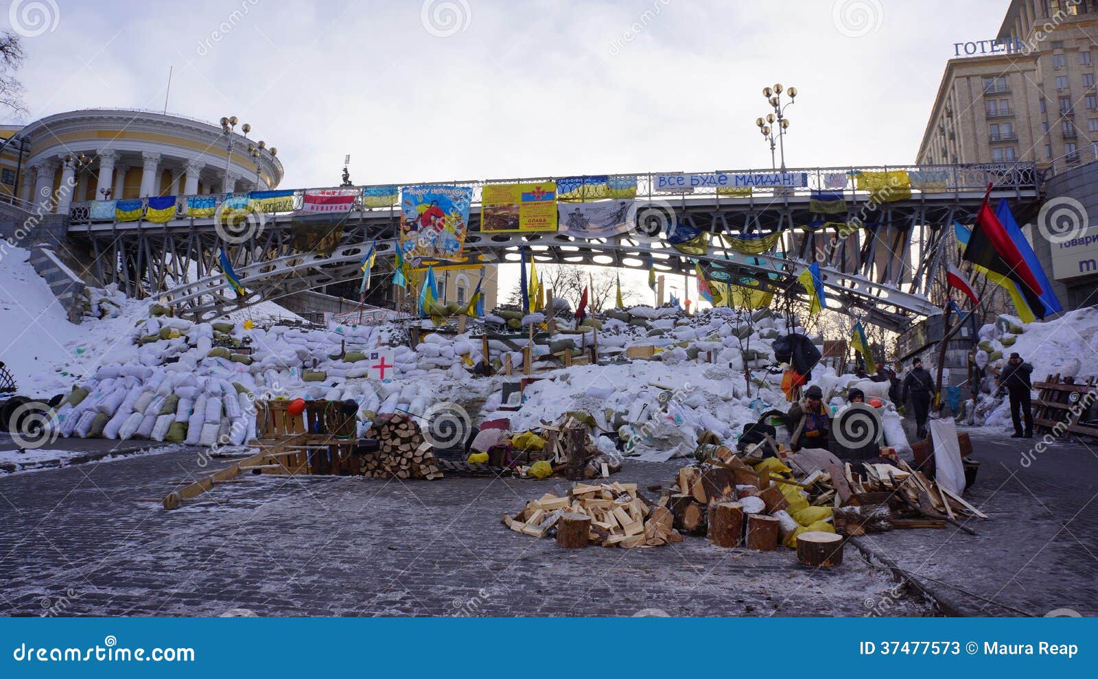 Kiev Protests 2014 editorial stock photo. Image of disillusionment ...