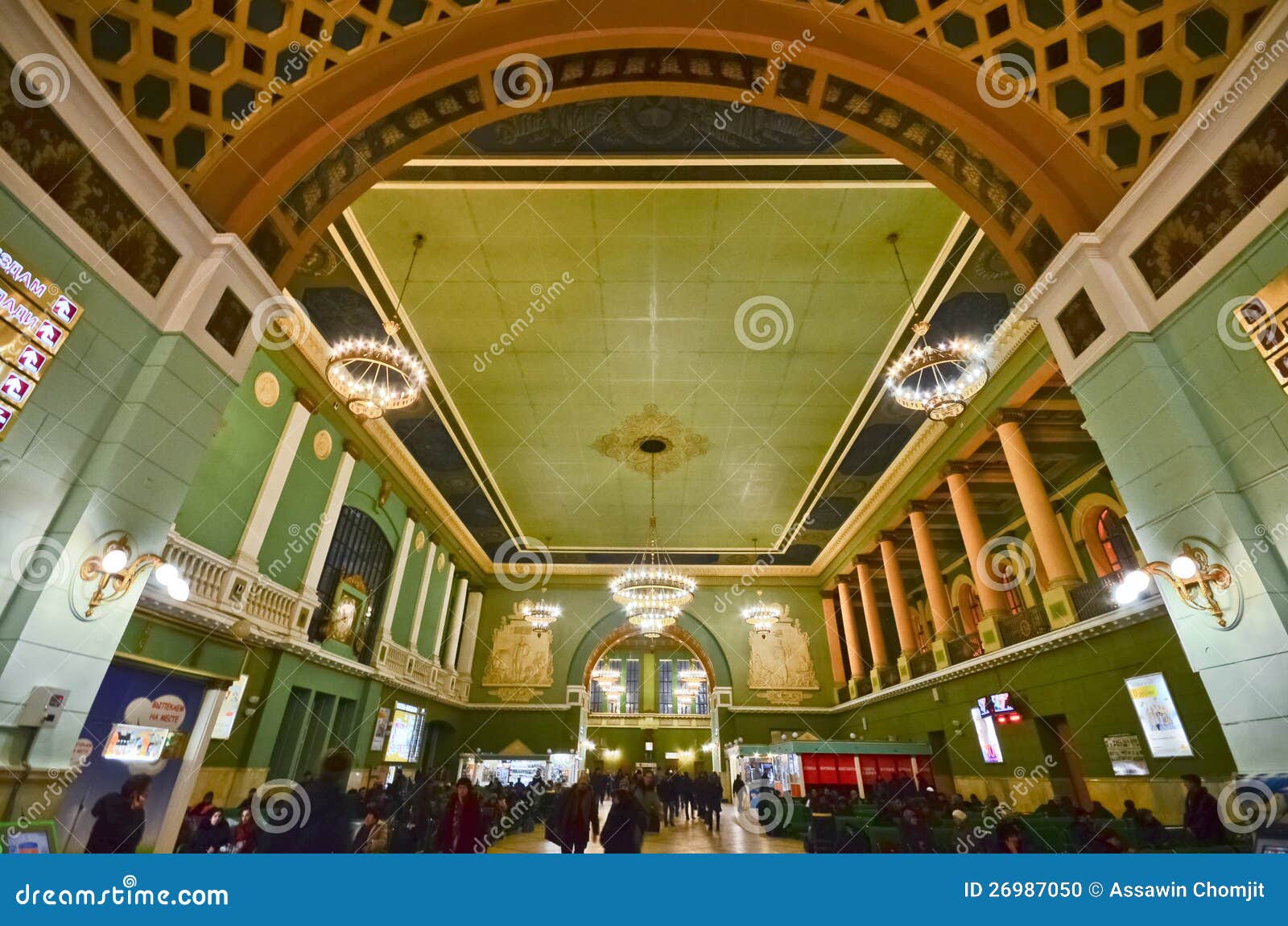 Kiev Railway Station, Moscow Editorial Image - Image of moscow, roof ...