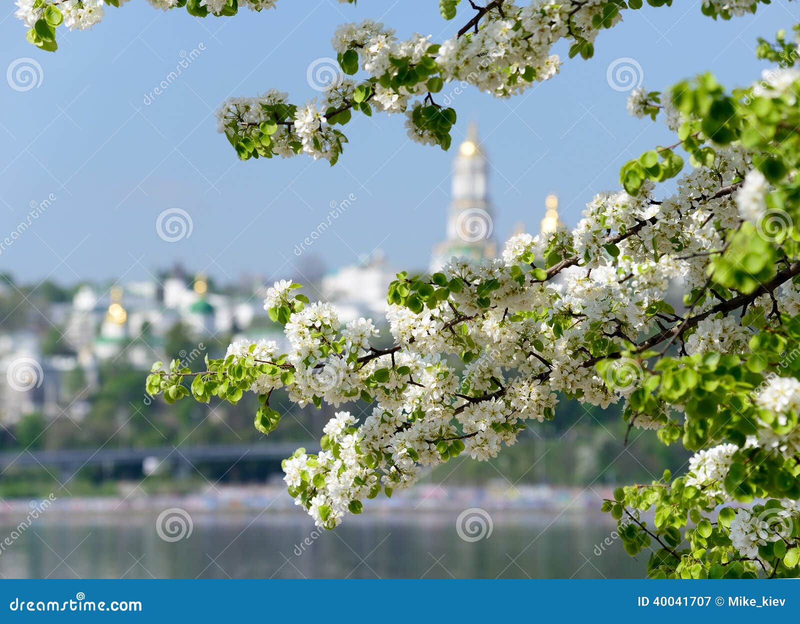 Kiev spring stock image. Image of spring, faith, white - 40041707