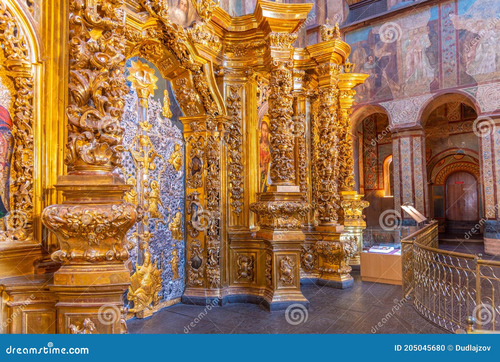 Kiev Ucrania Agosto 31 2019 : Interior De La Catedral De Santa Sofía En Kiev Ucrania Imagen ...