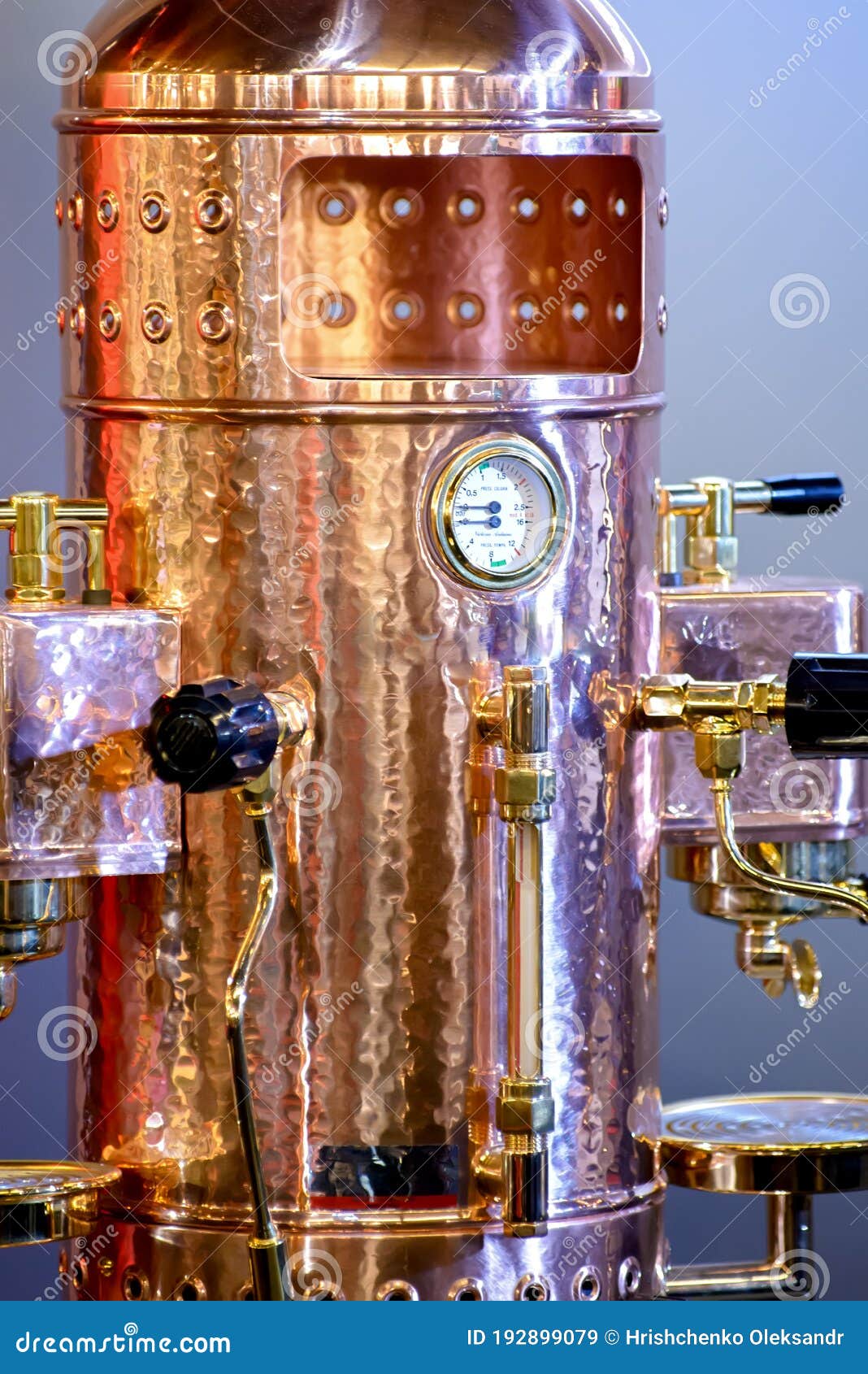 Old Coffee Machine for Brewing from Copper Editorial Stock Image ...