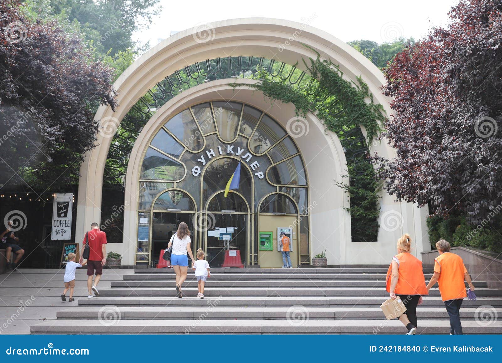 Funicular Station in Kiev, Ukraine Editorial Image - Image of kiev ...