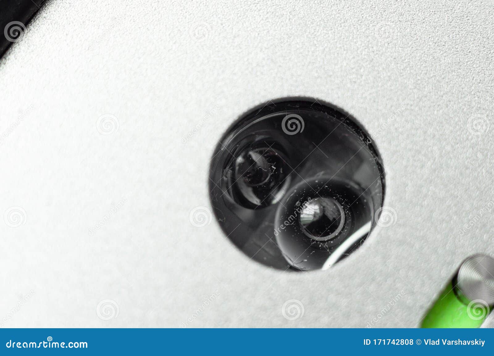 Kiev, Ukraine - January 24, 2020: Laser Sensor and on / Off Button on ...