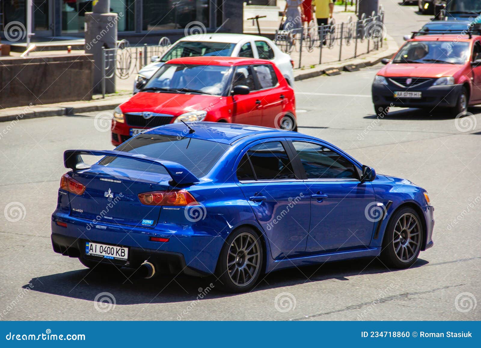 Mitsubishi Evo X Blue