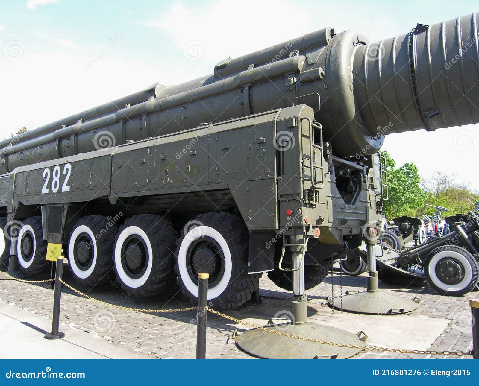 Soviet Mobile Ground Missile System with a Solid-propellant Two-stage ...