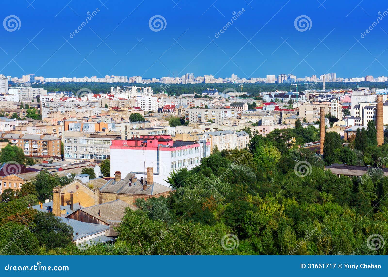 Kiev, Ukraine. Vue Du Podol Image stock - Image du abstrait ...