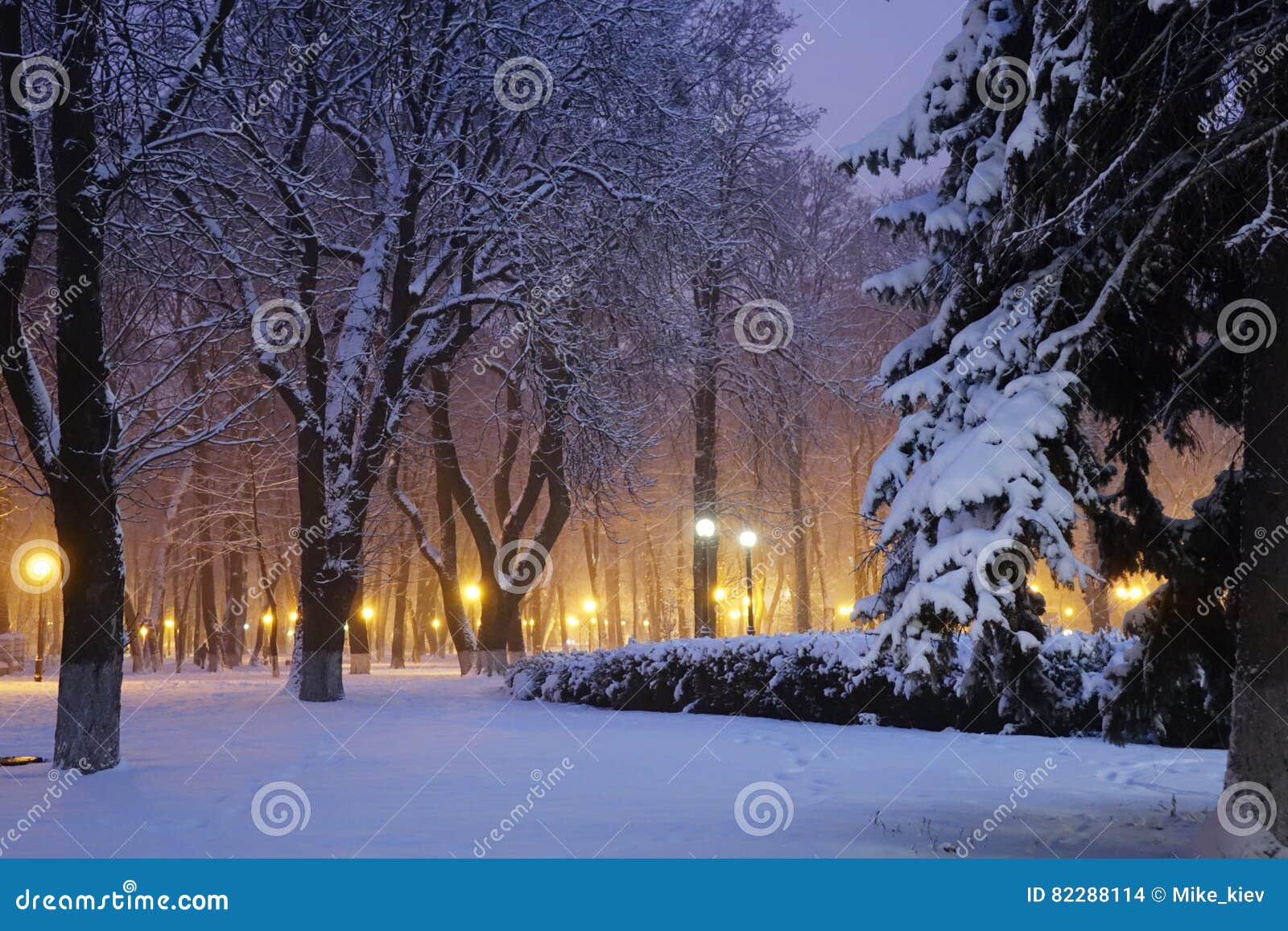 Kiev Winter, Mariinsky Park Stock Photo - Image of mariinsky, building ...