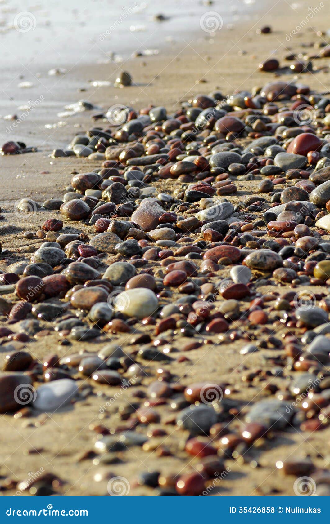 Kiezelstenen Op Het Baltische Strand Stock Foto - Image of europa ...