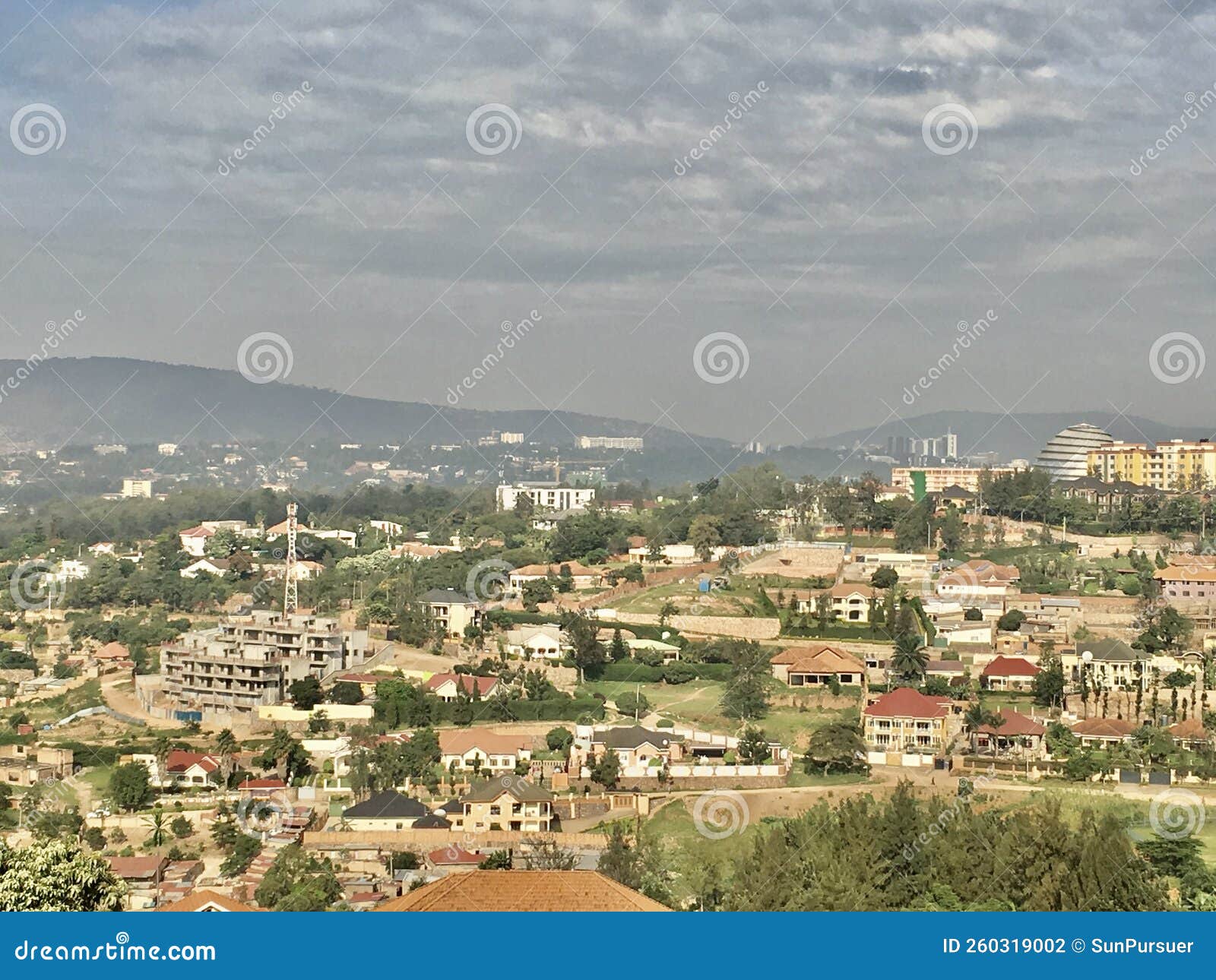 Kigali stock photo. Image of skyline, 2050, city, masterplan - 260319002
