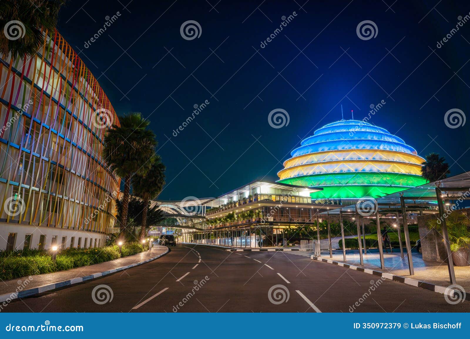 Kigali Convention Center in Rwanda Stock Image - Image of active ...