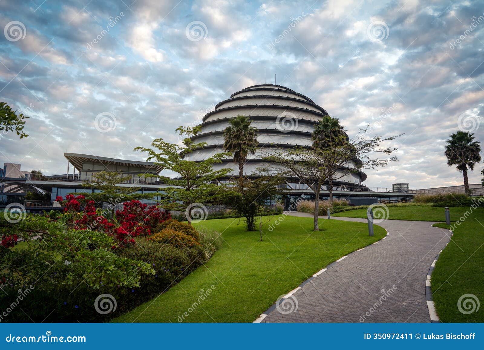 Kigali Convention Center in Rwanda Stock Image - Image of center ...