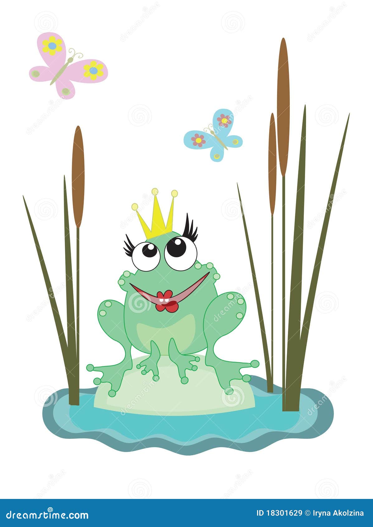 Kikker vector illustratie. Illustration of digitaal, voedsel - 18301629