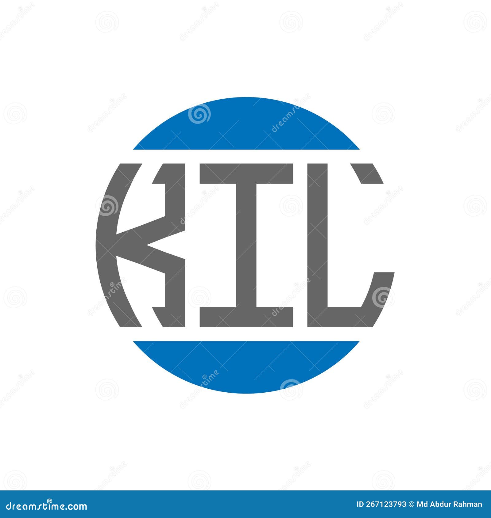KIL Letter Logo Design On White Background. KIL Creative Initials ...