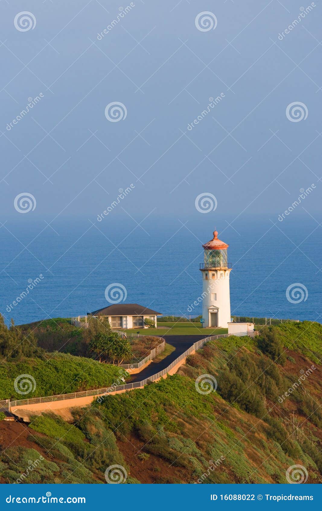 Kilauea Lighthouse Kauai, Hawaii Stock Photo - Image of scenic, close ...