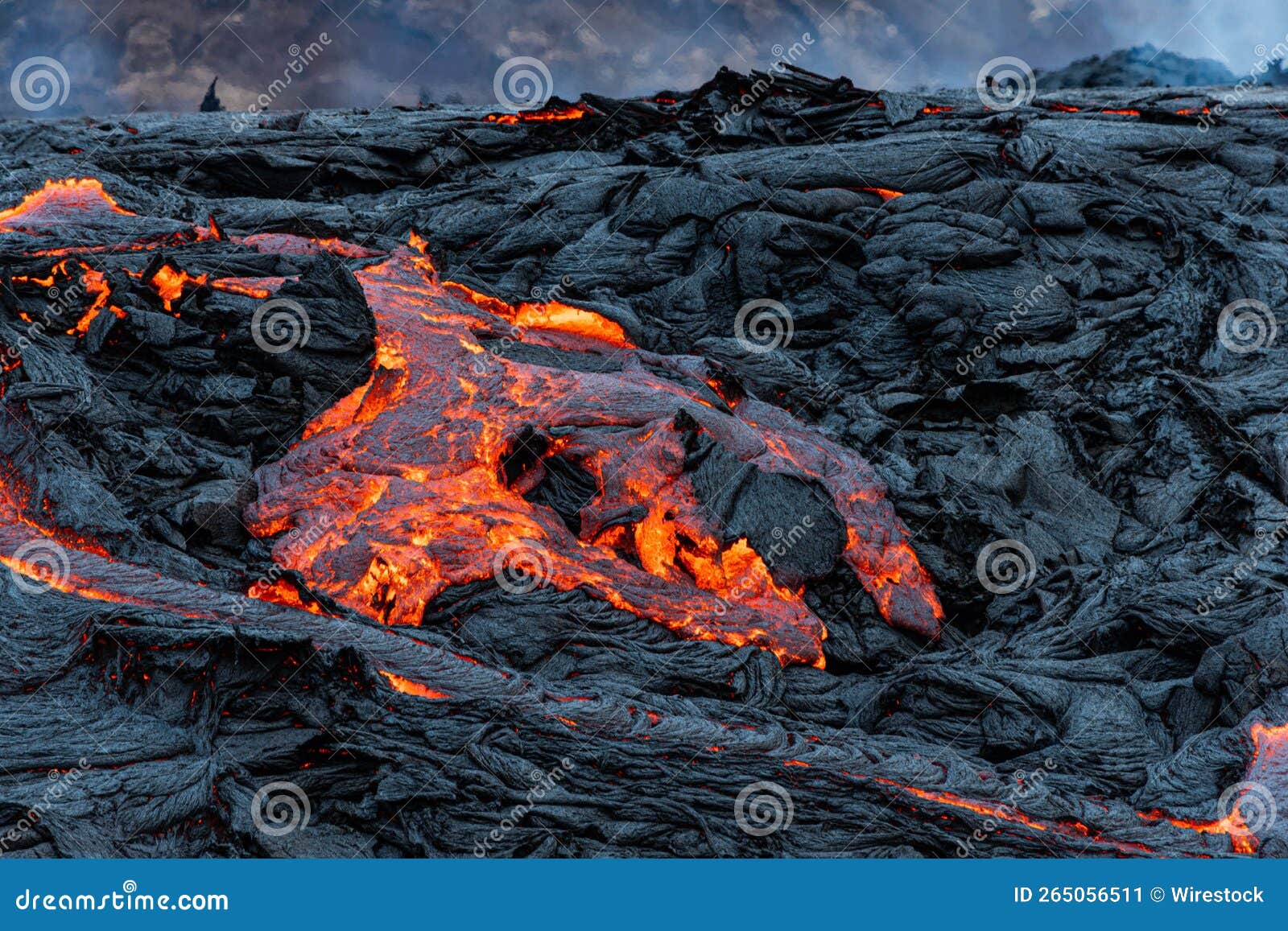 Kilauea Shield Volcano in Hawaii Stock Image - Image of kilauea, shield ...