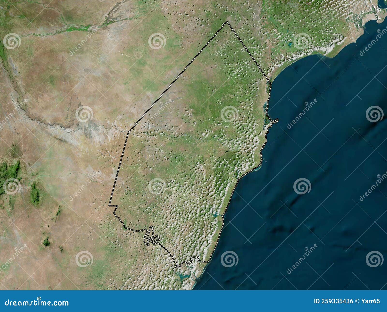 Kenya Map Satellite