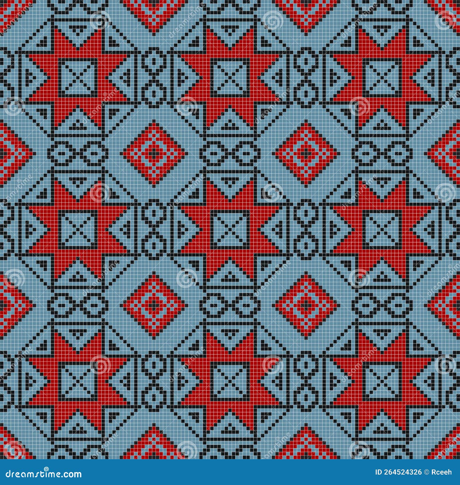 Kilim pattern 30 stock vector. Illustration of caucasian - 264524326