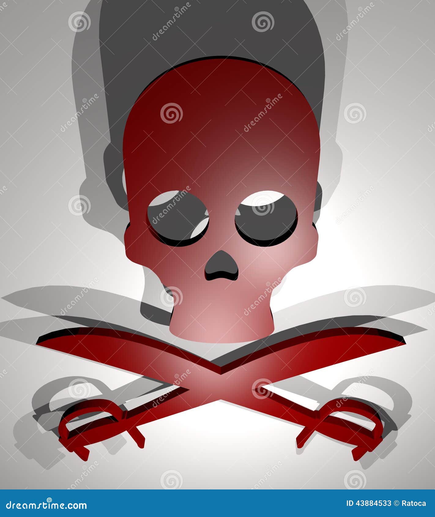 Kill fear stock illustration. Illustration of adventure - 43884533