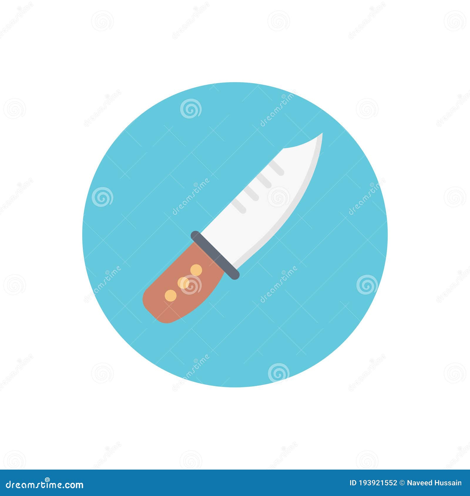Kill flat color icon stock vector. Illustration of danger - 193921552