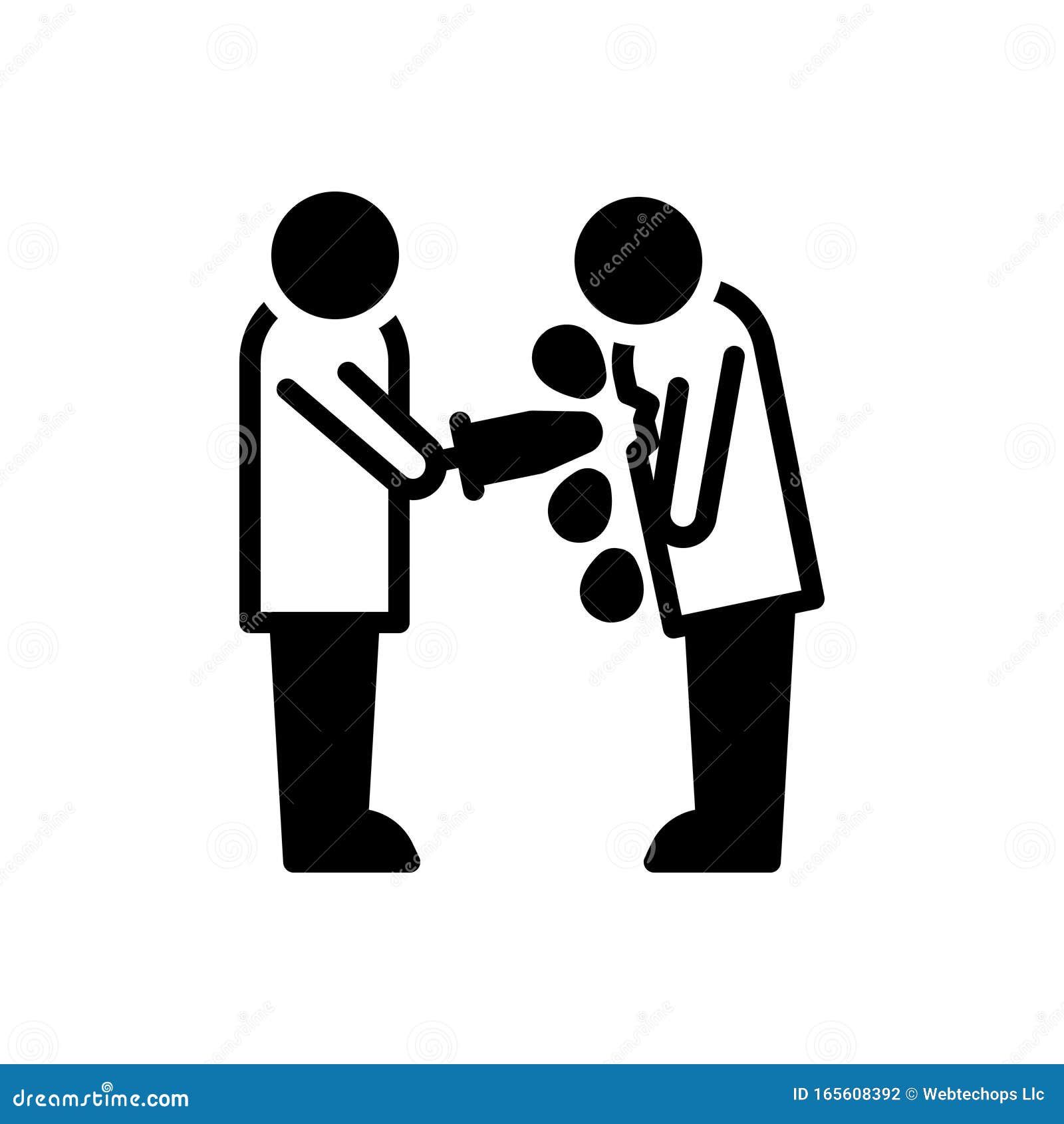 Black Solid Icon for Kill, Murder and Killing Stock Vector ...