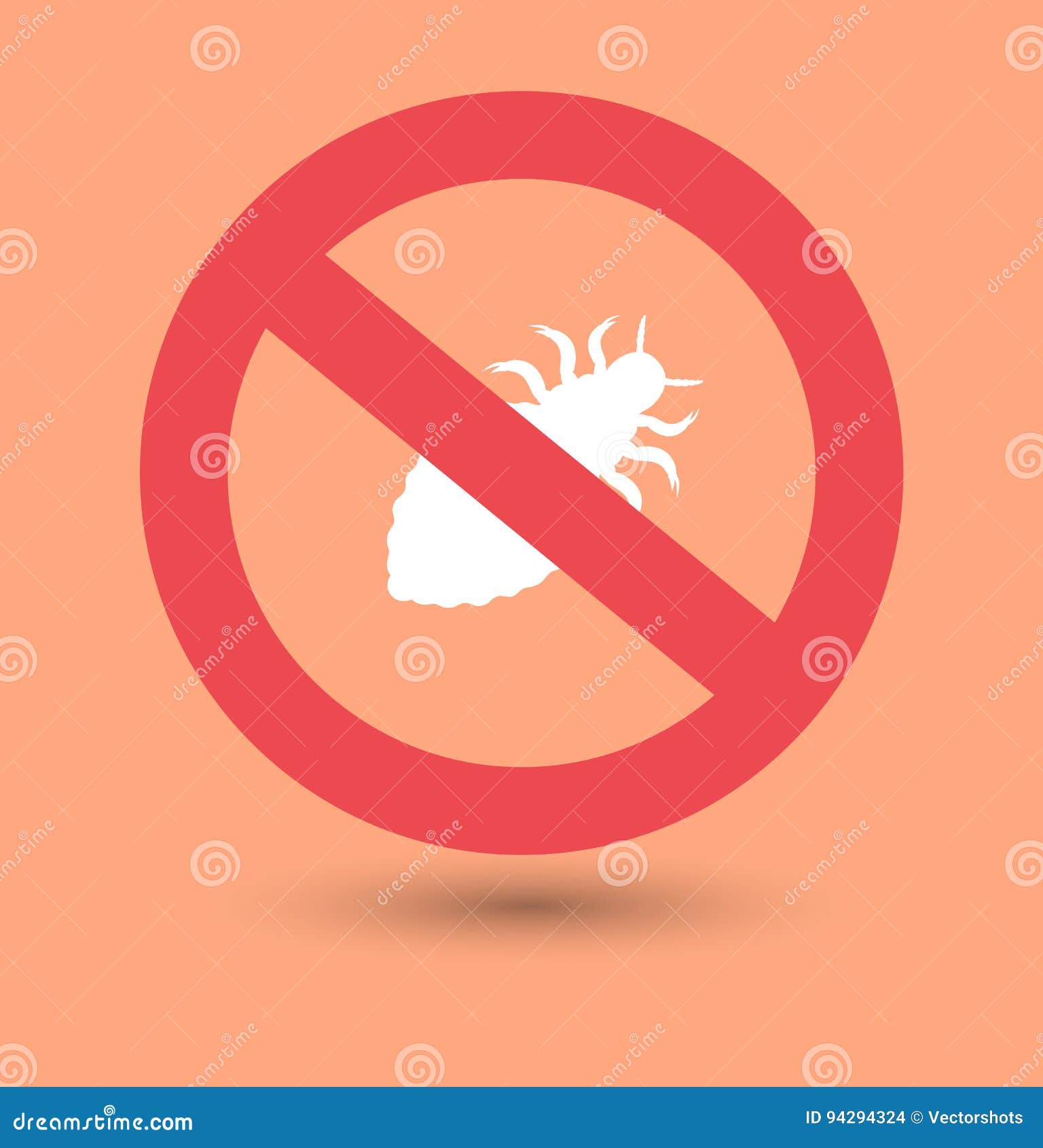 Kill Lice Insects Symbol stock vector. Illustration of kill - 94294324