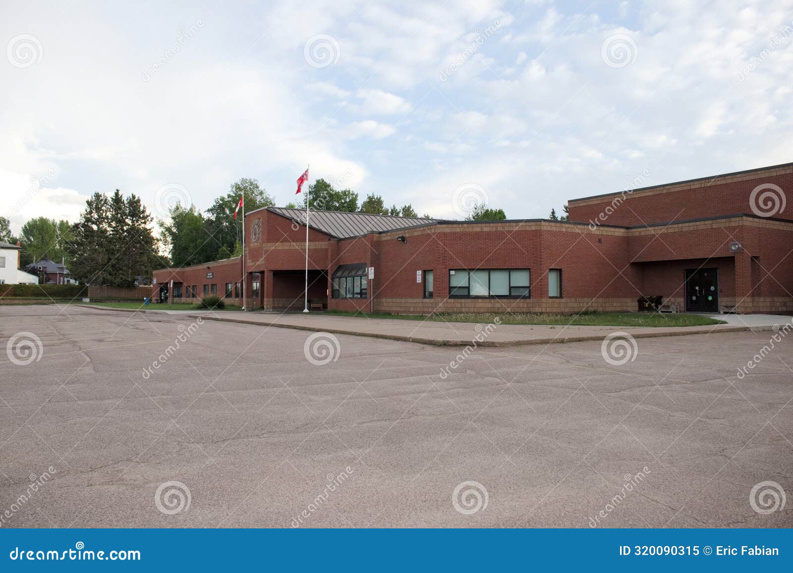 Killaloe Public Elementry School Front of School View Stock Image ...
