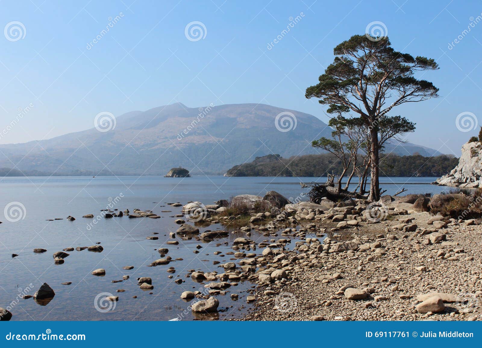 Killarney lake stock image. Image of lake, snow, park - 69117761